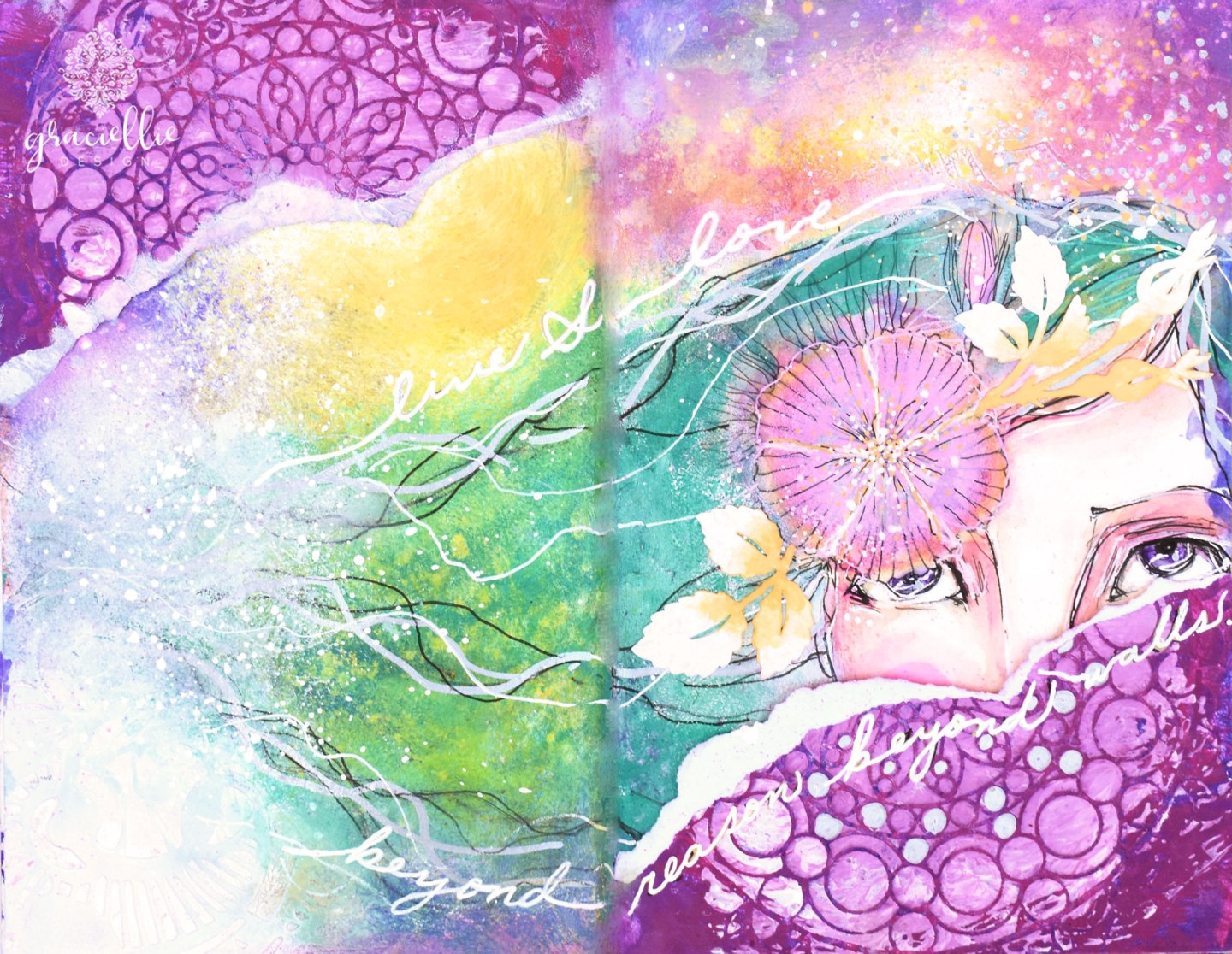 Do you LOVE color? Here’s some -extra colorful- Art Journaling ...
