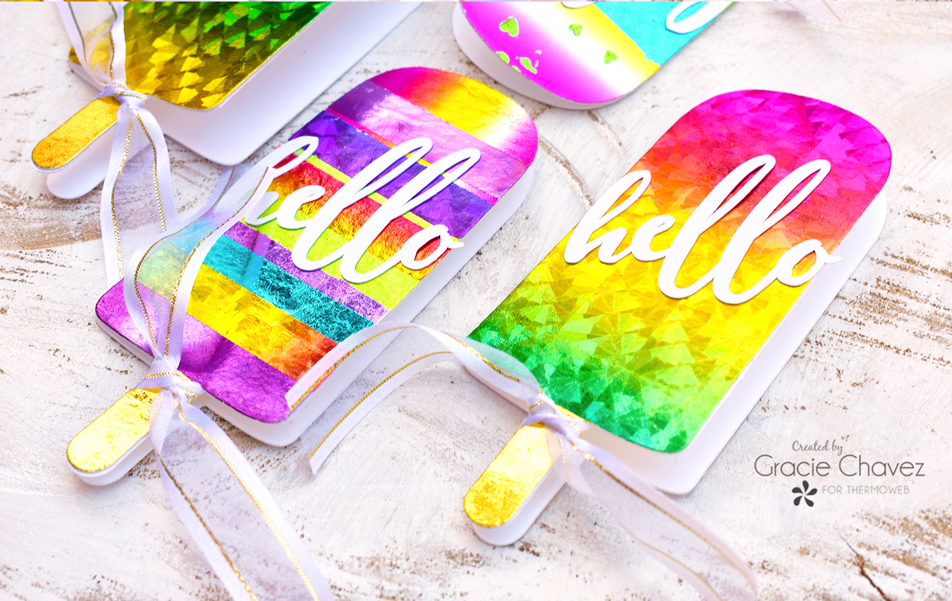 Ice Pop Cards Video Tutorial + Free Cut Files – Graciellie Design