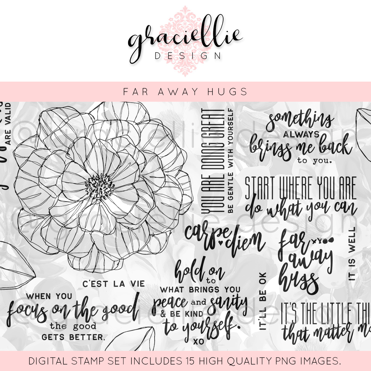 Oversized Flower Stamps • Using Pigment Powders & Ink Sprays to Color ...